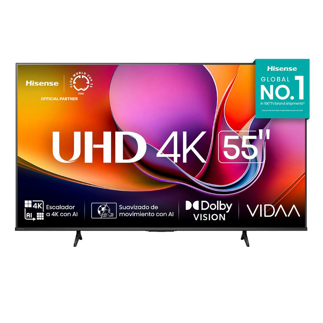 Televisor 55" HISENSE 55A6NV UHD 4K – Hogar y Moda